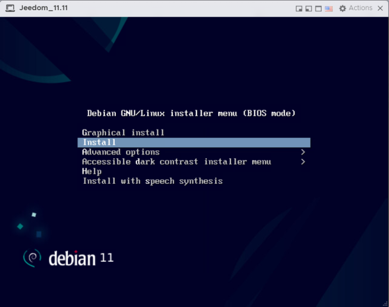 Installer Jeedom sur une VM Debian 11 - Tech and Life by Lana Consulting